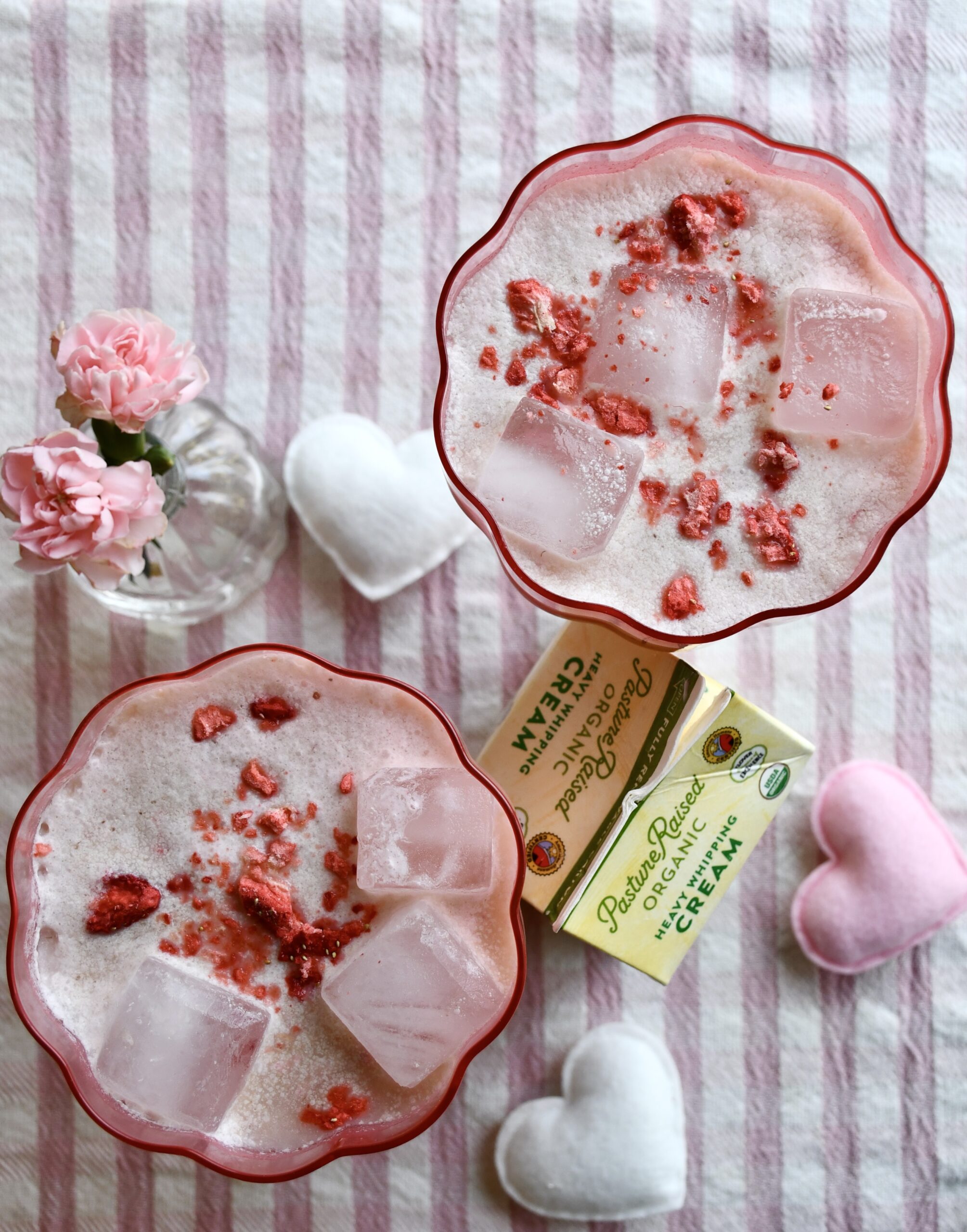 Raspberries & Cream Mocktail - Clover