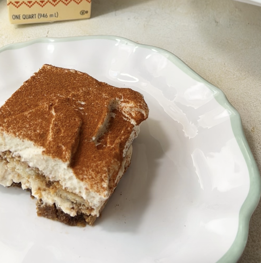 Eggnog Tiramisu - Clover